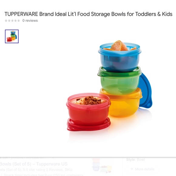 Tupperware | Dining | Tupperware Ideal Lil Bowlsset Of 4 | Poshmark